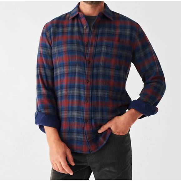 Faherty | Shirts | New Faherty Men Reversible Shirt In Wilson Peak ...